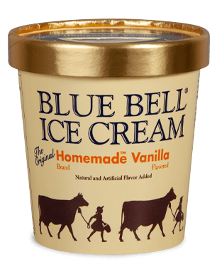 Blue Bell Ice Cream Pints